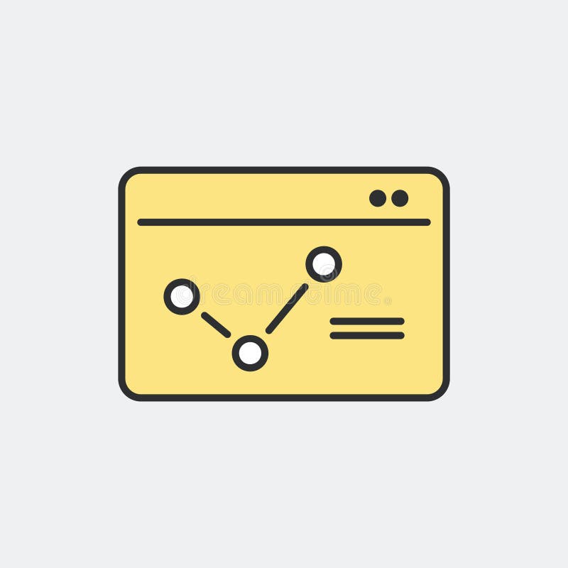 Data Infographics Application Symbol Concept. Stock Vector ...