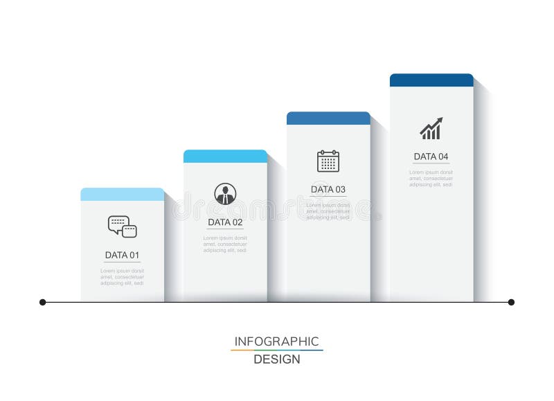 9 Data Infographics Square Index Template. Vector Illustration Abstract ...