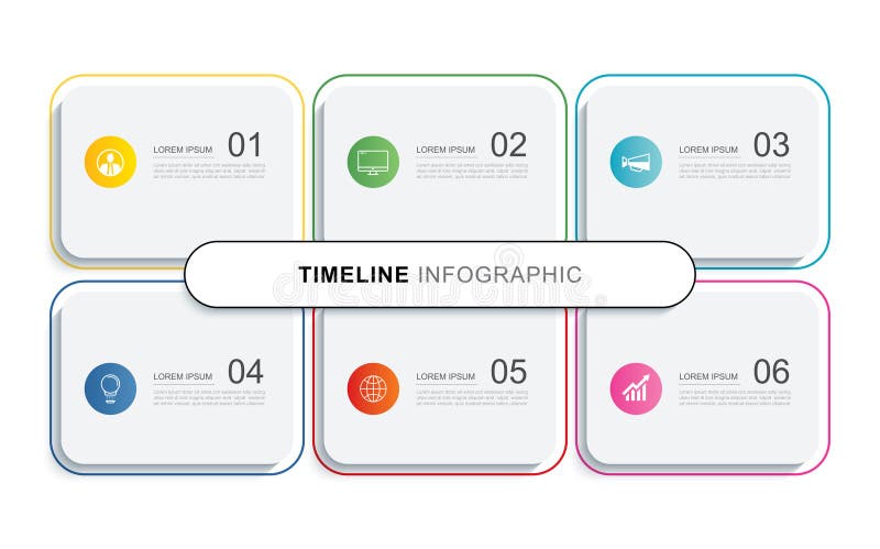4 Data Infographics Arrow Template. Vector Illustration Abstract ...