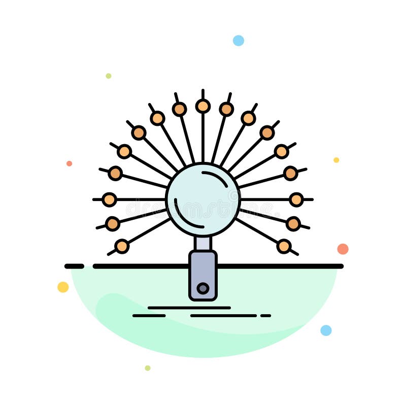 Data, Information, Informational, Network, Retrieval Flat Color Icon ...