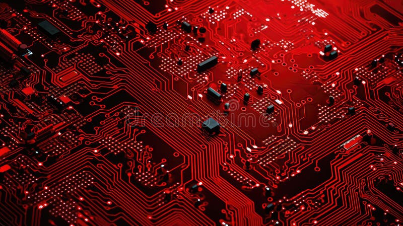 Data Information Technology Red Stock Illustration - Illustration of ...