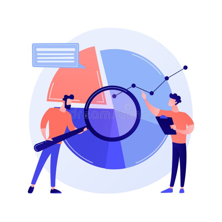 Data Initiative Abstract Concept Vector Illustration. Stock Vector ...