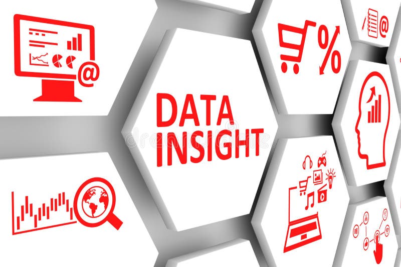 Data Insight Concept Cell Background 3d Stock Abbildung - Illustration ...