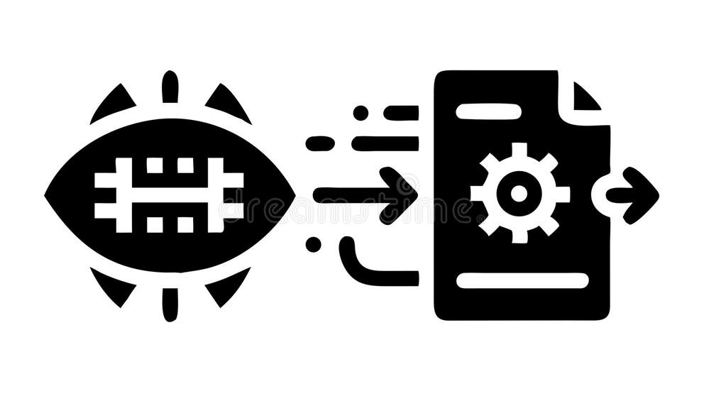 Data Insight To Action, Visual Processing, Analytical Strategy. Vector ...