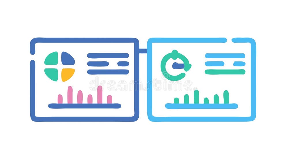 Data Insights Dashboards: Business Metrics Analytics, Vector Design ...