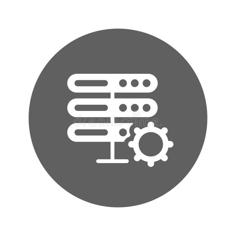 Data Integrated, Data Management, Data Processing Icon Stock ...