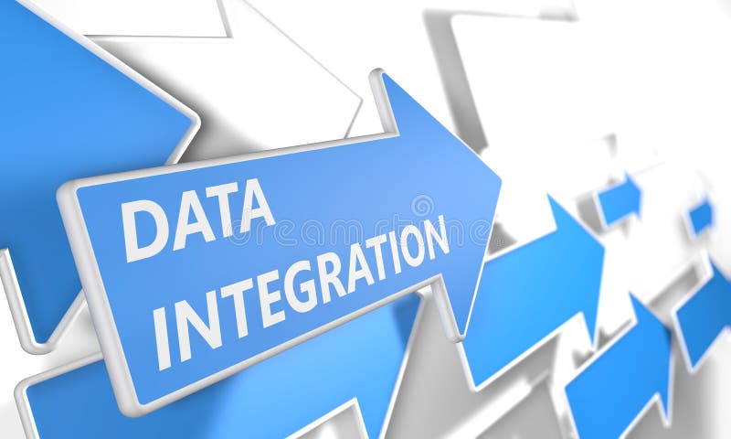 Data Integration Icon. Monochrome Simple Line Data Science Icon for ...