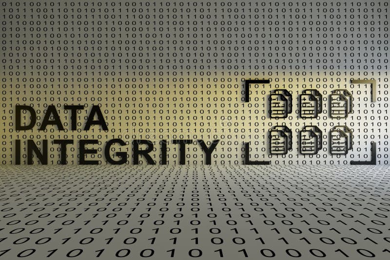 DATA INTEGRITY Concept Text Sunlight 3D Stock Illustration ...