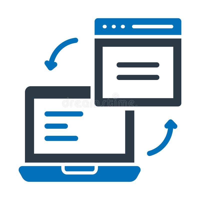 Data, Data Interchange Vector Icon Which Can Easily Modify or Edit ...