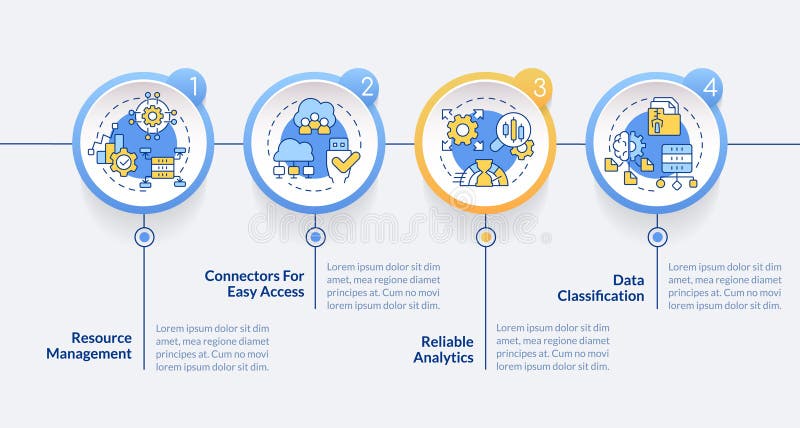 Data Lake Architecture Circle Infographic Template Stock Vector ...