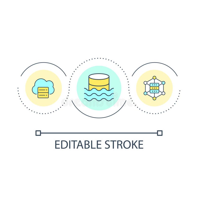 Data Lake Architecture Loop Concept Icon Stock Vector - Illustration of ... Data Lake Architecture Loop Concept Icon Stock Vector - Illustration of ...