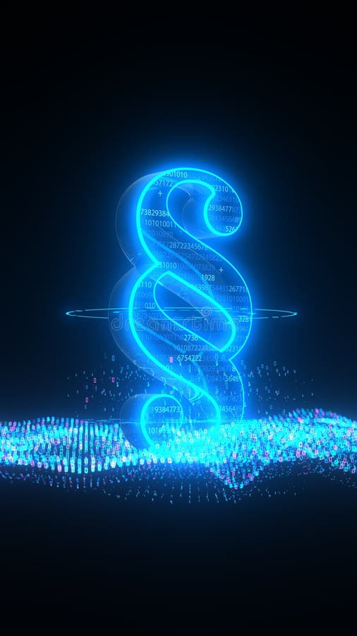 Data Law Concept - 3D Illustration Stock Illustration - Illustration of ...