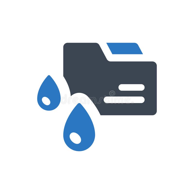 Data leaking icon stock vector. Illustration of database - 223751541