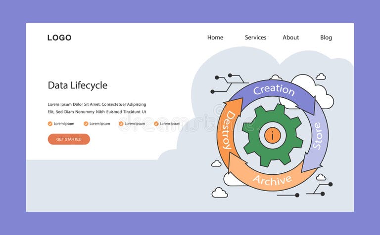 Data Lifecycle Stock Illustrations – 1,007 Data Lifecycle Stock ...