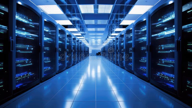 Data light through clouds stock illustration. Illustration of ...