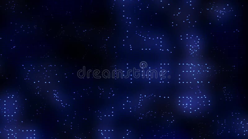 Data Lights and Scrambled Data Blue Background Stock Video - Video of ...