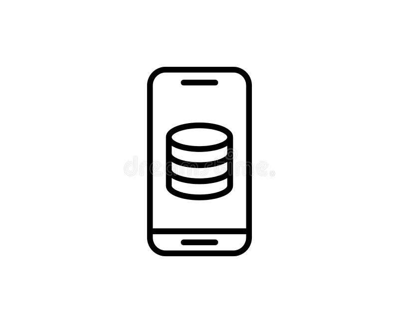 Data line icon stock vector. Illustration of software - 187829892