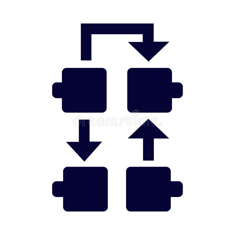 Data Link, Link Diagram, Link Layer Icon Stock Vector - Illustration of ...