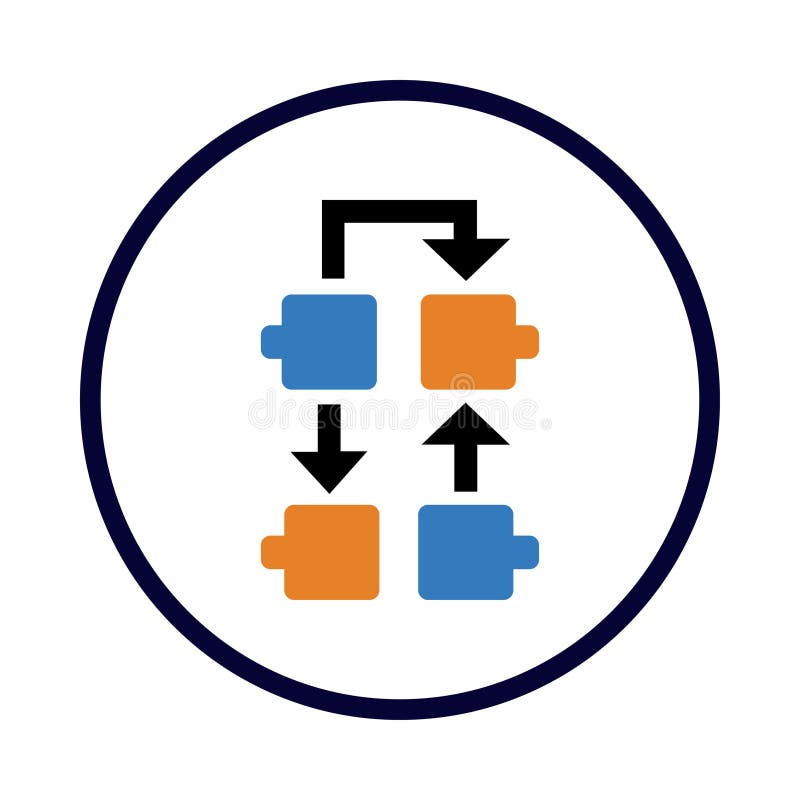 Data Link, Link Diagram, Link Layer Icon Stock Vector - Illustration of ...