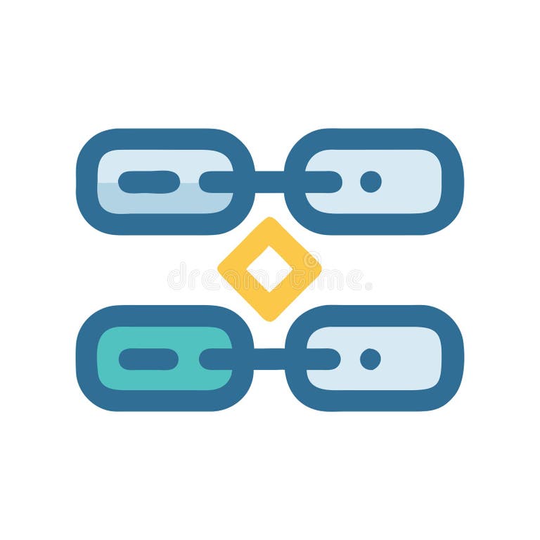 Data Link Icon for Connectivity Stock Vector - Illustration of data ...