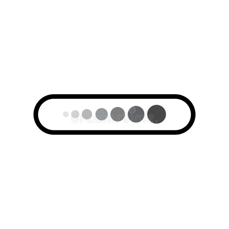 Data Loading or Buffering Icon Logo Design Stock Vector - Illustration ...