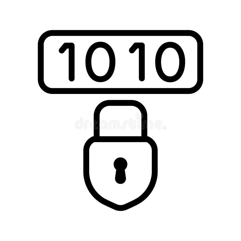 Data lock icon stock vector. Illustration of privacy - 225661669