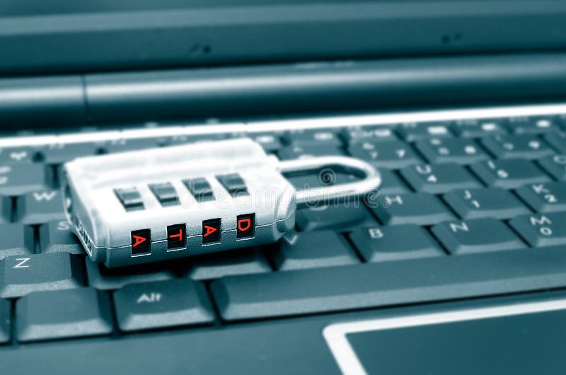 Data lock stock photo. Image of protection, hacker, steal - 24243852