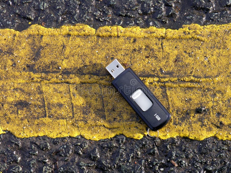 Data loss stock photo. Image of yellow, stick, storage - 7824992