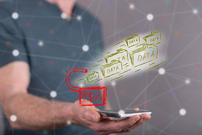 Concept of data loss stock photo. Image of concept, protection - 100719572