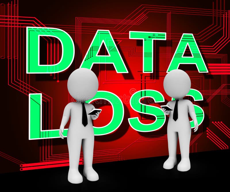 Data Loss Prevention Security Shield 3d Rendering Stock Illustration ...