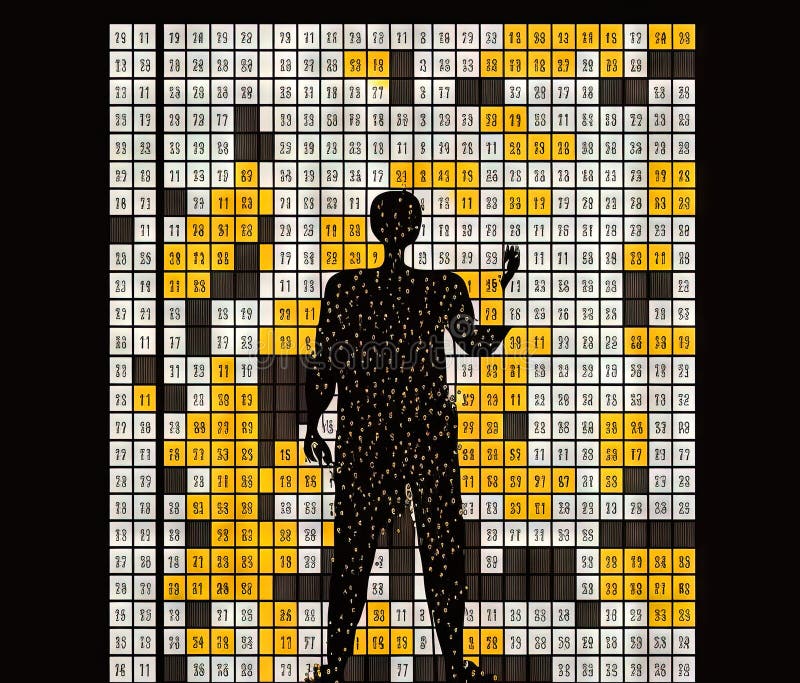 Data Management Concept with People Analysing the Graphs. Business and ...