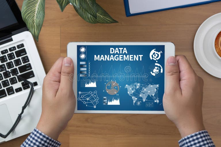 DATA MANAGEMENT File Database Cloud Network Stock Photo - Image of concept, businessmen: 76652414