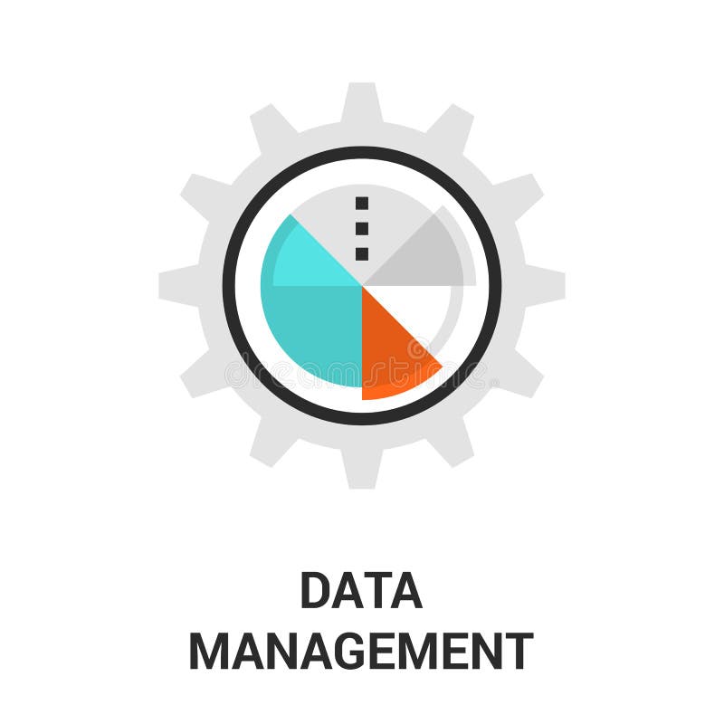 Data management icon stock vector. Illustration of configuration - 78875247