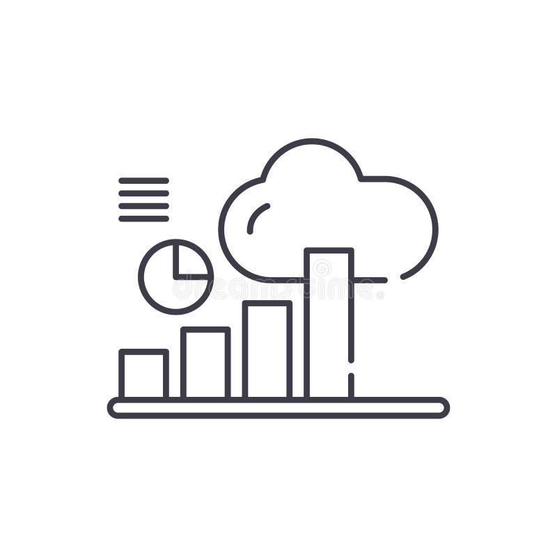 Data Management Line Icon Concept. Data Management Vector Linear ...