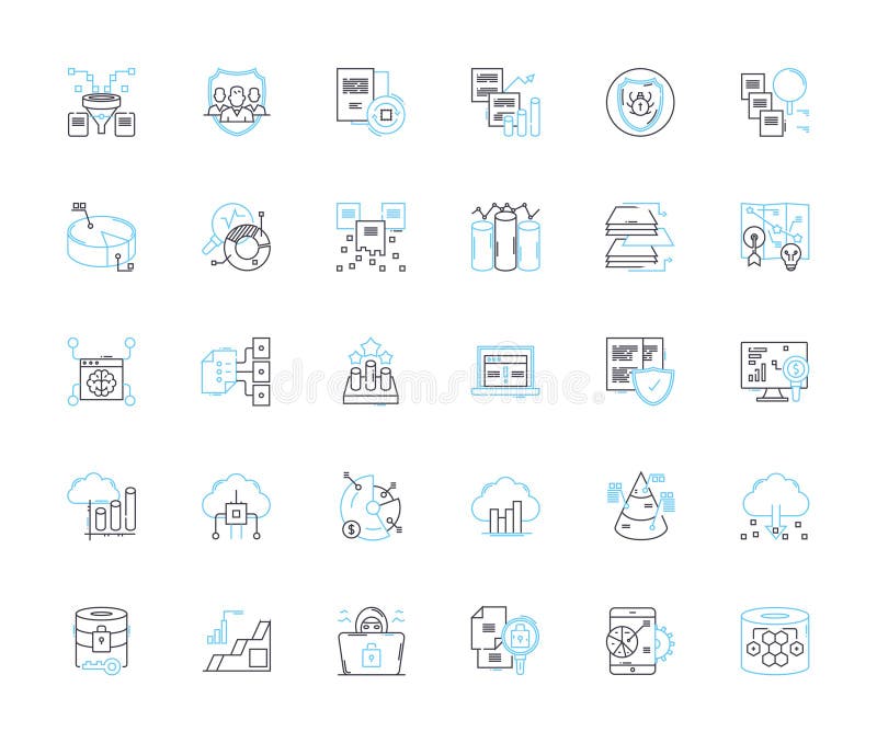 Data Management Linear Icons Set. Database, Analytics, Security, Backup ... Data Management Linear Icons Set. Database, Analytics, Security, Backup ...