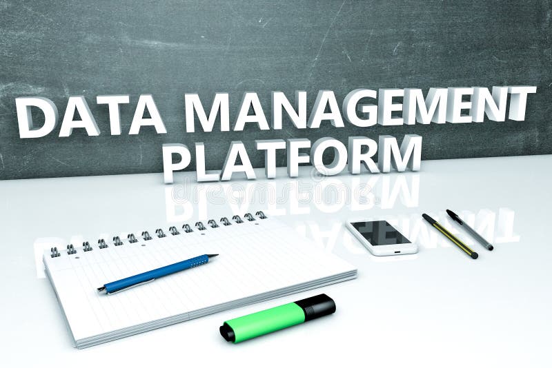 Data Management Platform stock illustration. Illustration of online ...