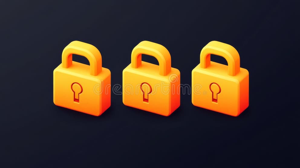 Data Management Security is Represented by a Red Database Server on a ...