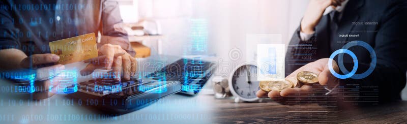 Data Management System with Business Analytics Concept. Business Team ...