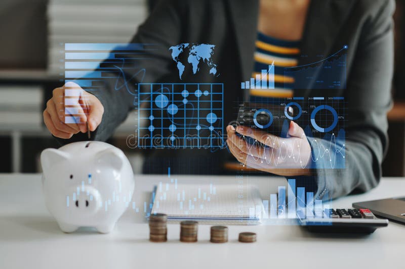 Data Management System with Business Analytics Concept. Business Team ...