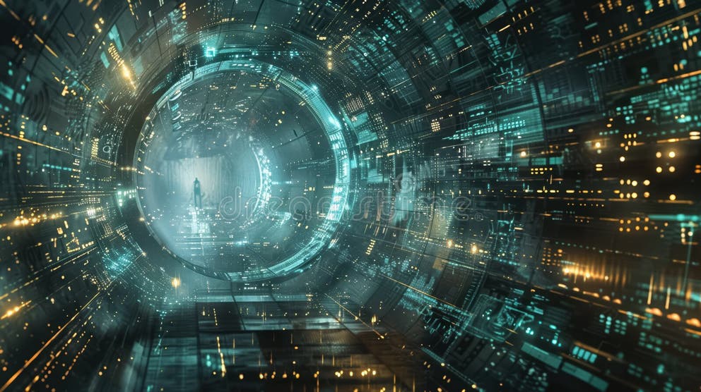 Data Management System, Digital Technology, Software Development Concept Stock Illustration ...