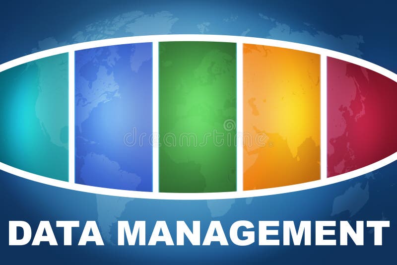 Data Management Platform stock illustration. Illustration of design ...