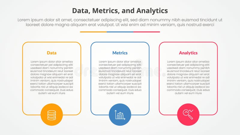 Data Metrics and Analytics Infographic Concept for Slide Presentation ...