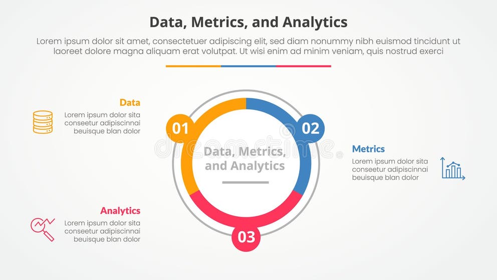 Data Metrics and Analytics Infographic Concept for Slide Presentation ...