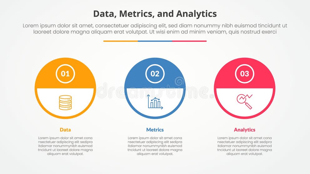 Data Metrics and Analytics Infographic Concept for Slide Presentation ...