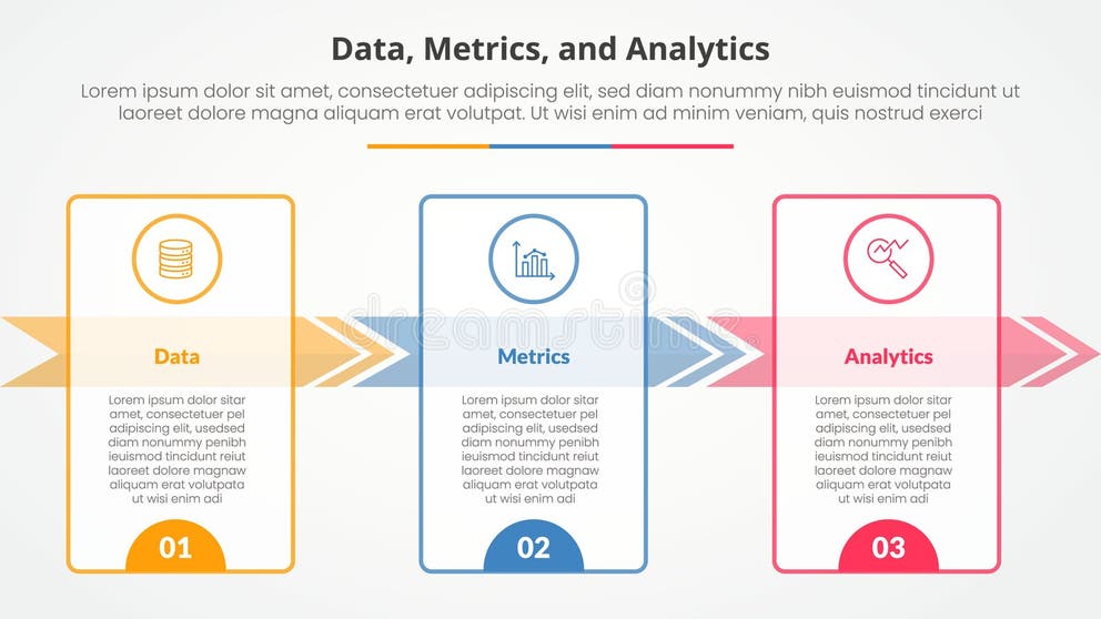 Data Metrics and Analytics Infographic Concept for Slide Presentation ...