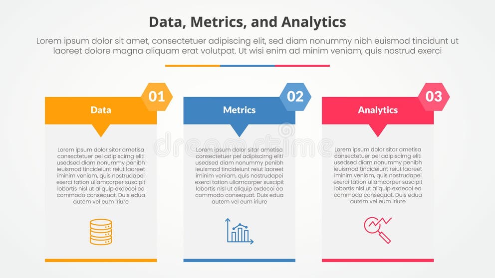 Data Metrics and Analytics Infographic Concept for Slide Presentation ...