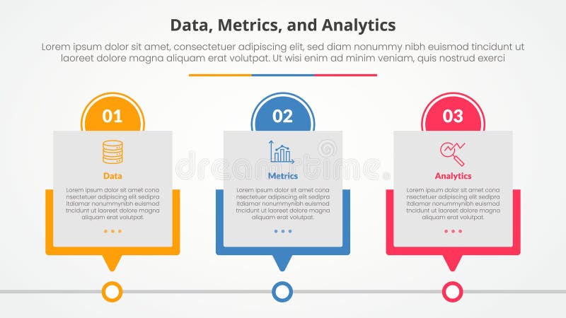 Data Metrics and Analytics Infographic Concept for Slide Presentation ...