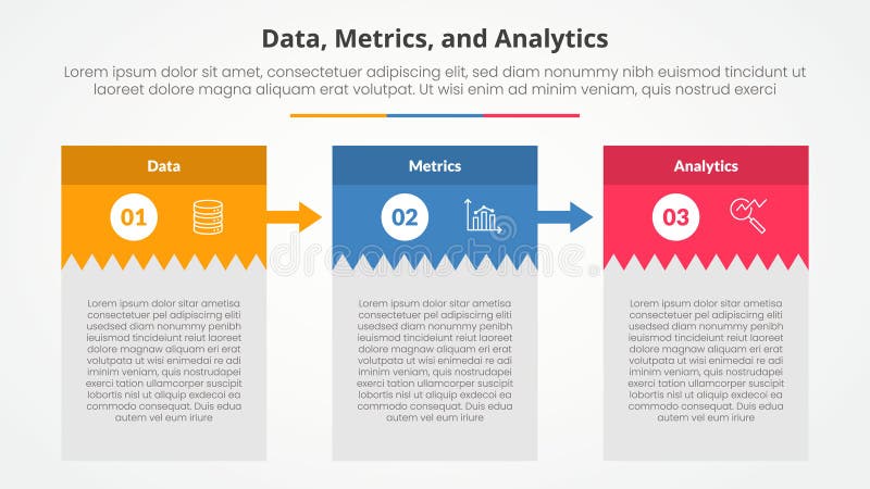 Data Metrics and Analytics Infographic Concept for Slide Presentation ...