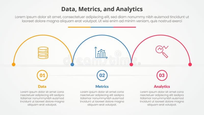 Data Metrics and Analytics Infographic Concept for Slide Presentation ...
