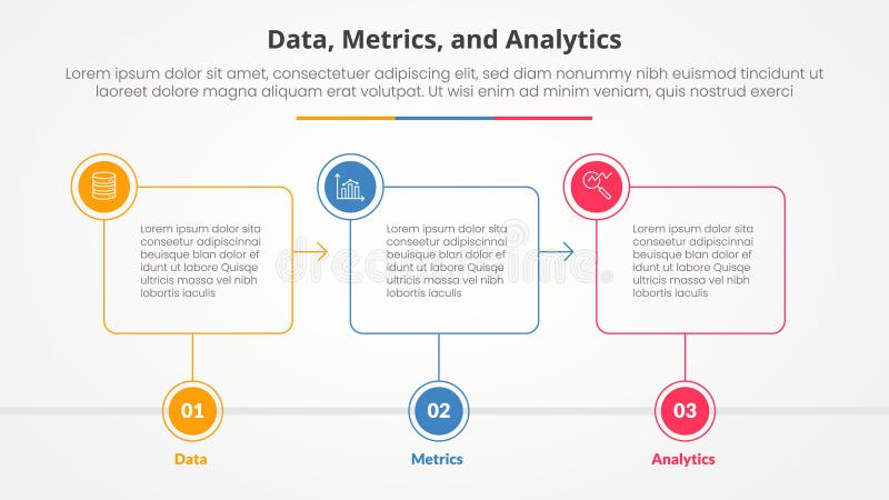 Data Metrics and Analytics Infographic Concept for Slide Presentation ...